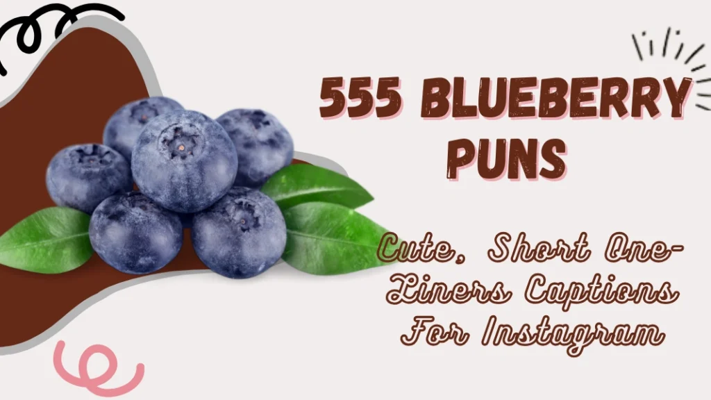 555 Blueberry Puns: Cute, Short One-Liners Captions For Instagram ...