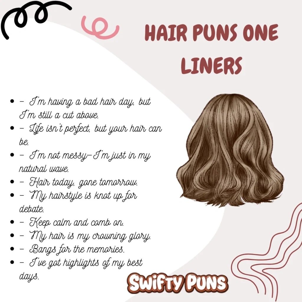 400 Hair Puns: Cute, Dirty, Short One-liners Captions For Instagram ...