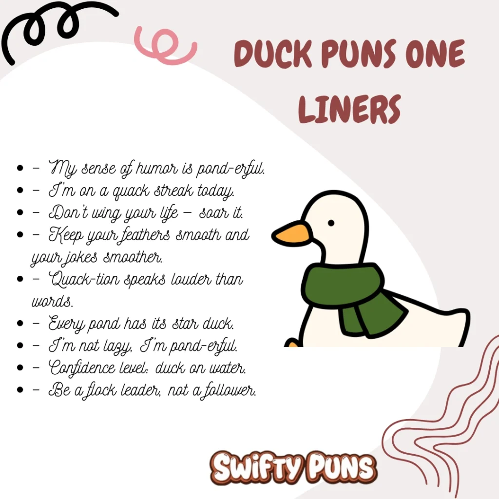 350 Duck Puns: Short, Love, Dirty, birthday One-Liners & Captions for ...