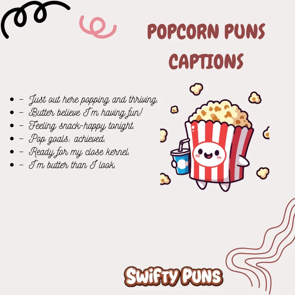 300 popcorn puns: Cute, funny, dirty, love, one liners & captions ...
